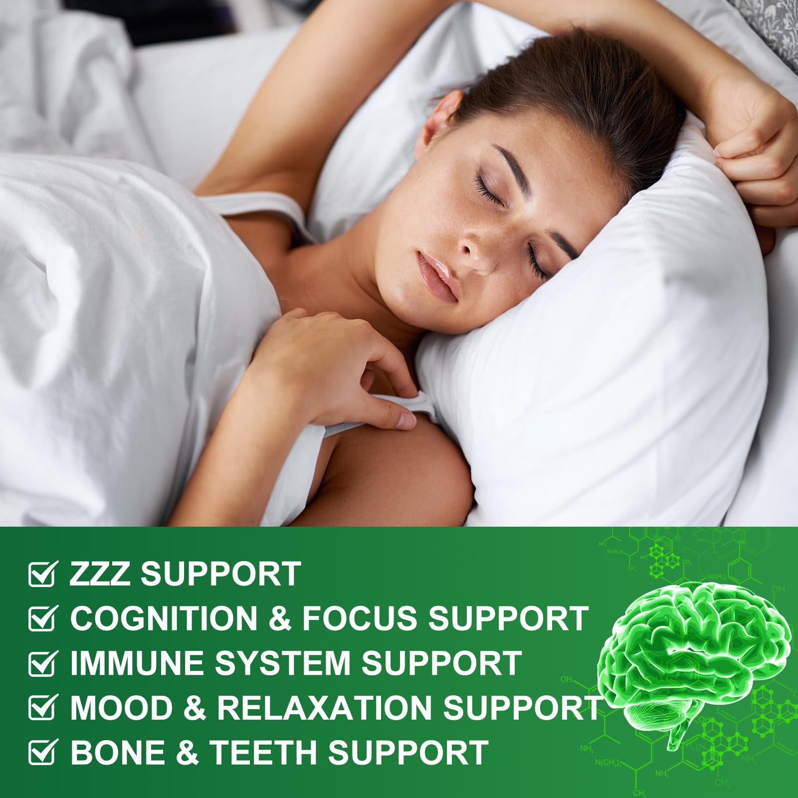 natural sleep aid magnesium glycinate tablets
