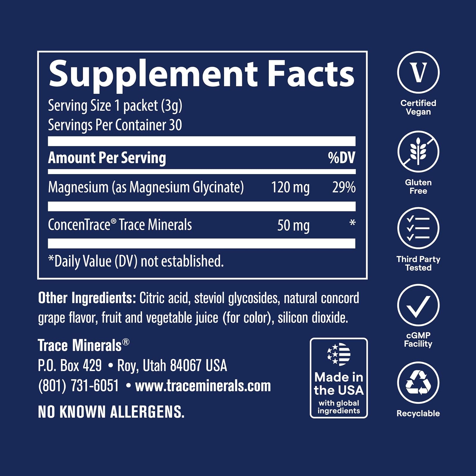 Natural sleep aid magnesium glycinate