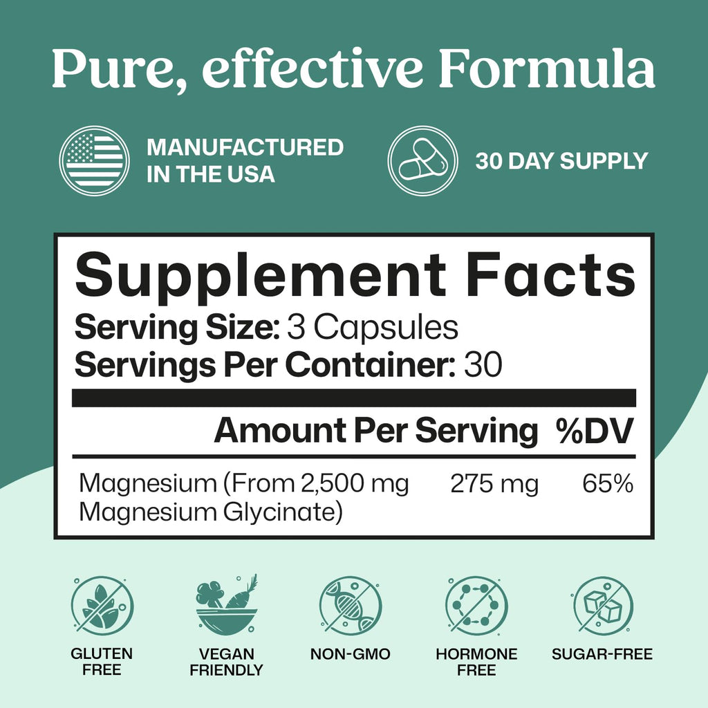 Natural sleep aid Magnesium Glycinate