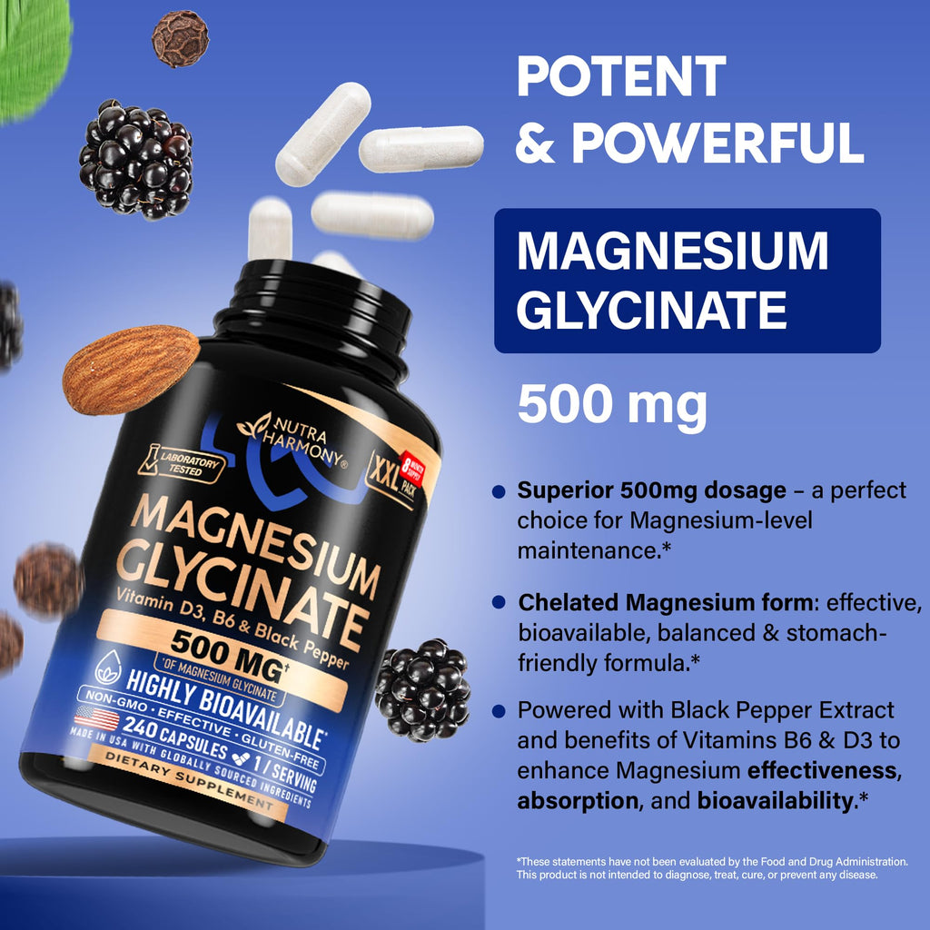 natural sleep aid magnesium glycinate