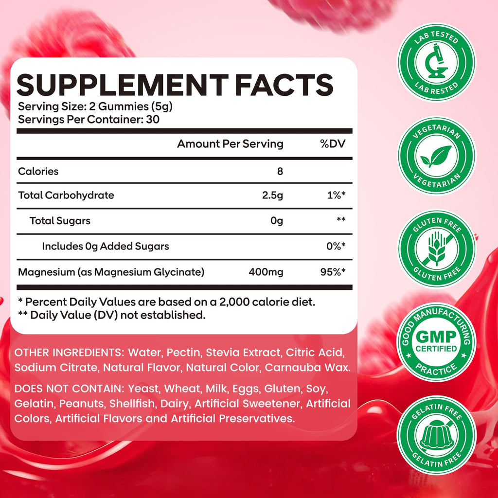 Natural sleep aid magnesium gummies