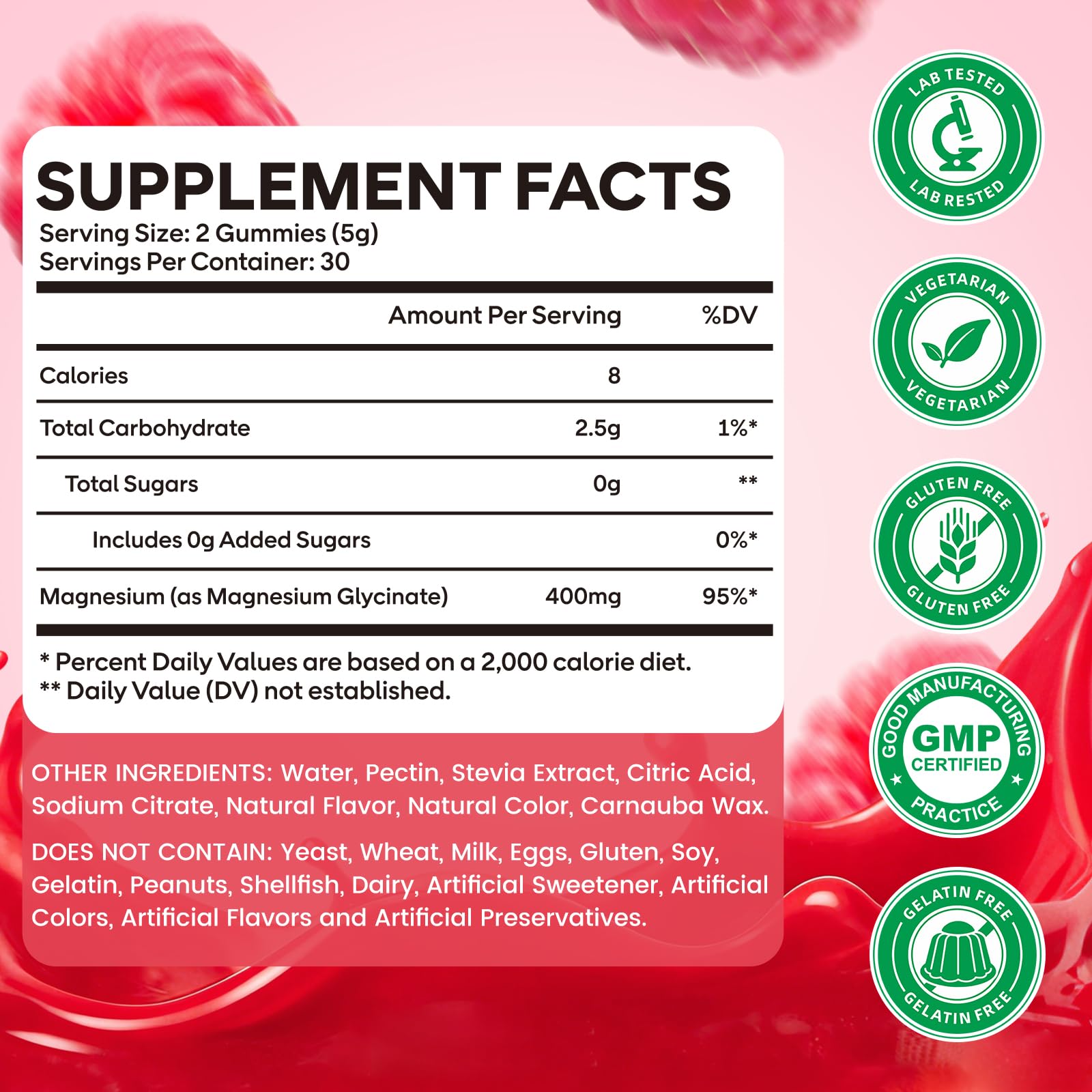 Natural sleep aid magnesium gummies