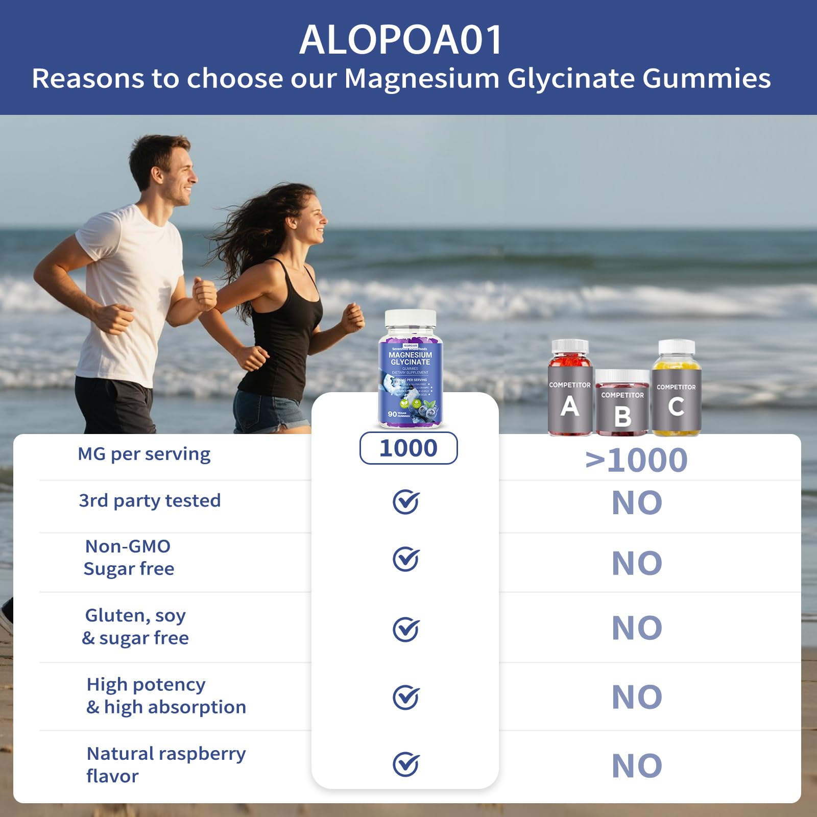 Natural sleep aid magnesium gummies