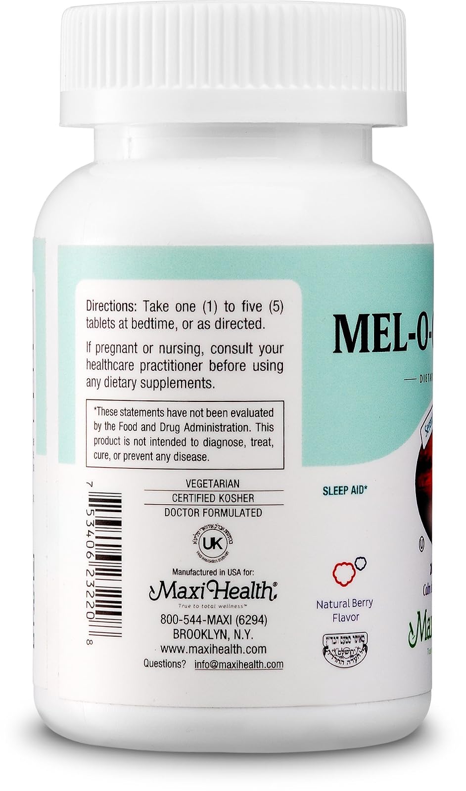 natural sleep aid melatonin 1 mg