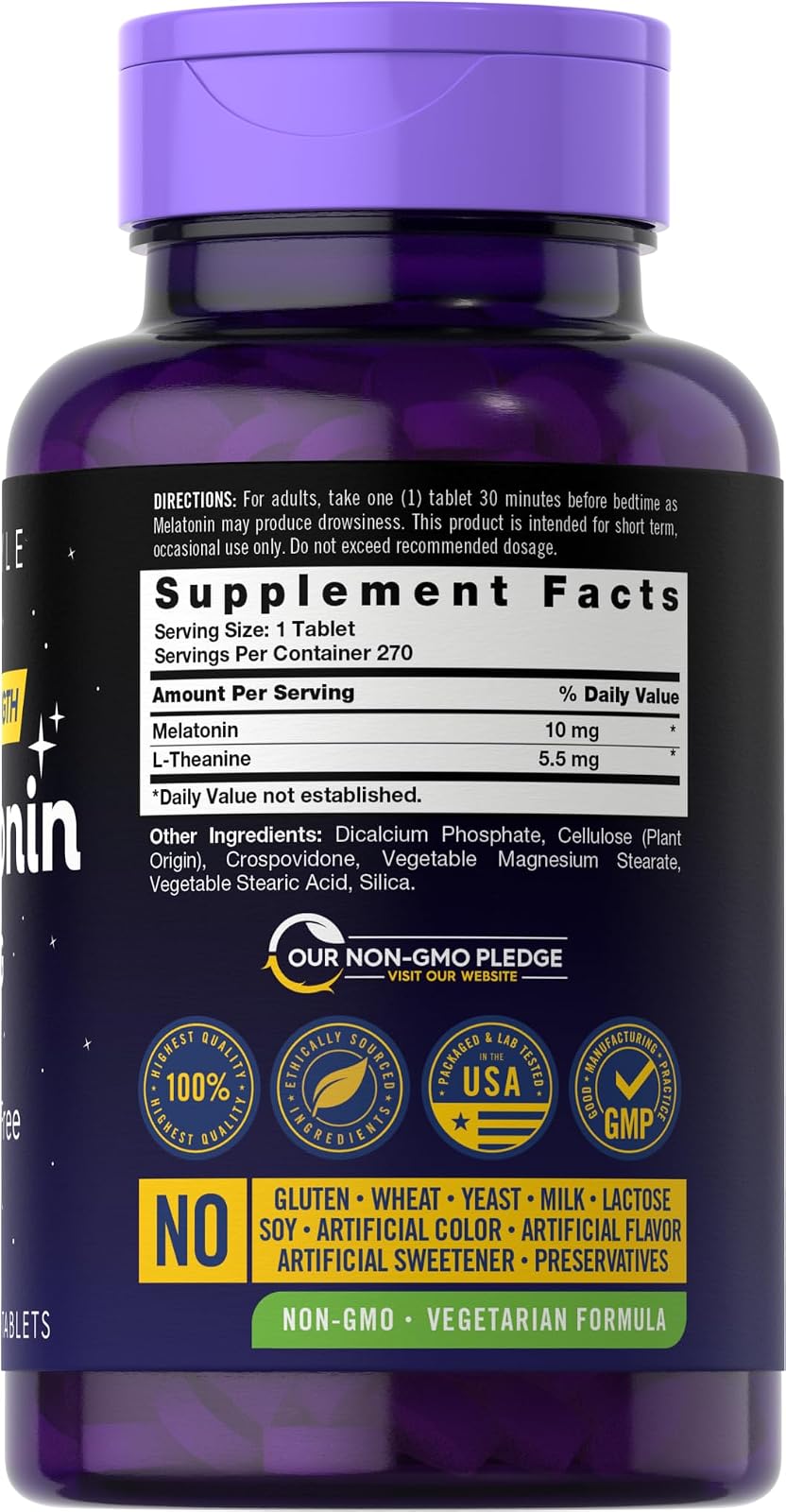 natural sleep aid melatonin 10mg
