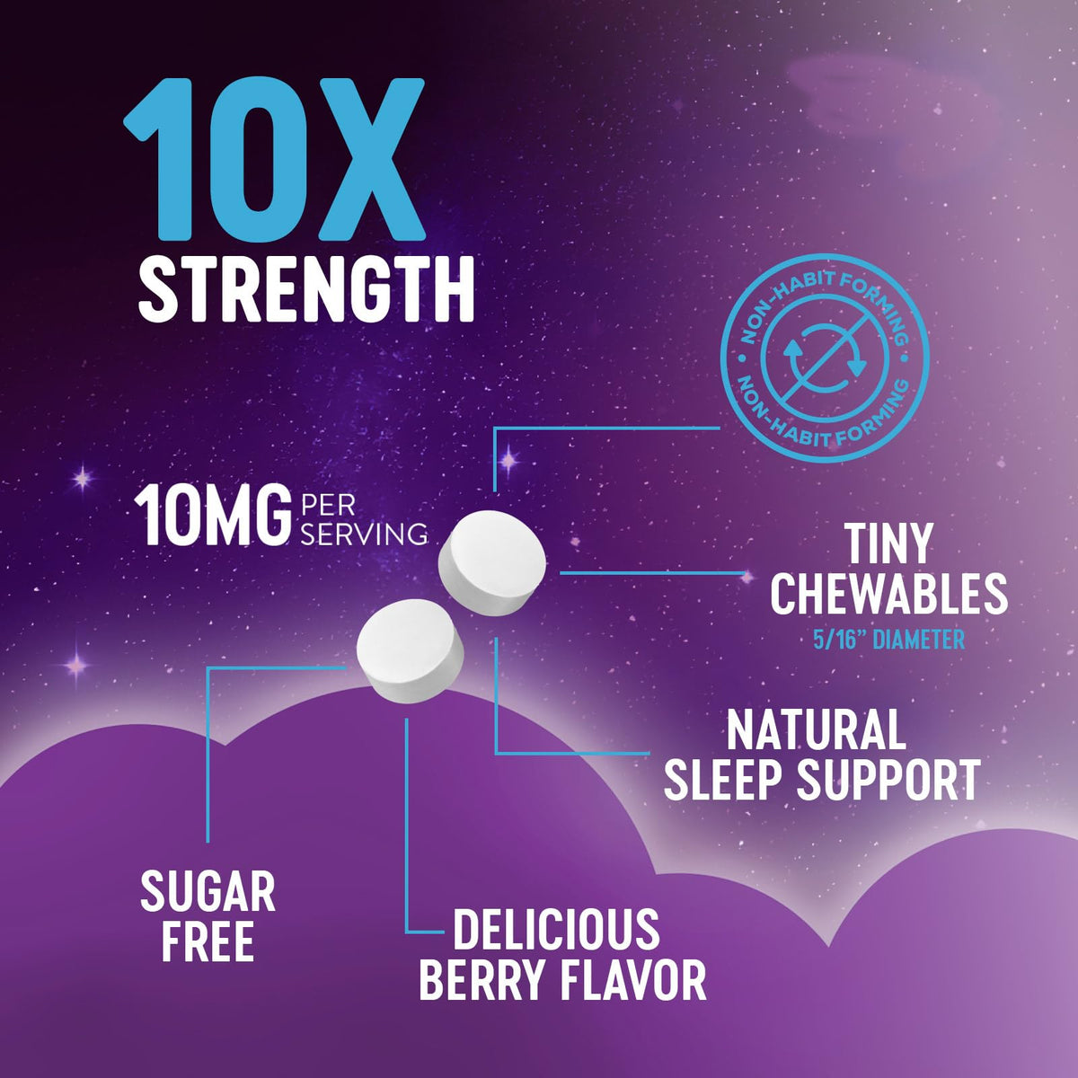 natural sleep aid melatonin 120 tablets