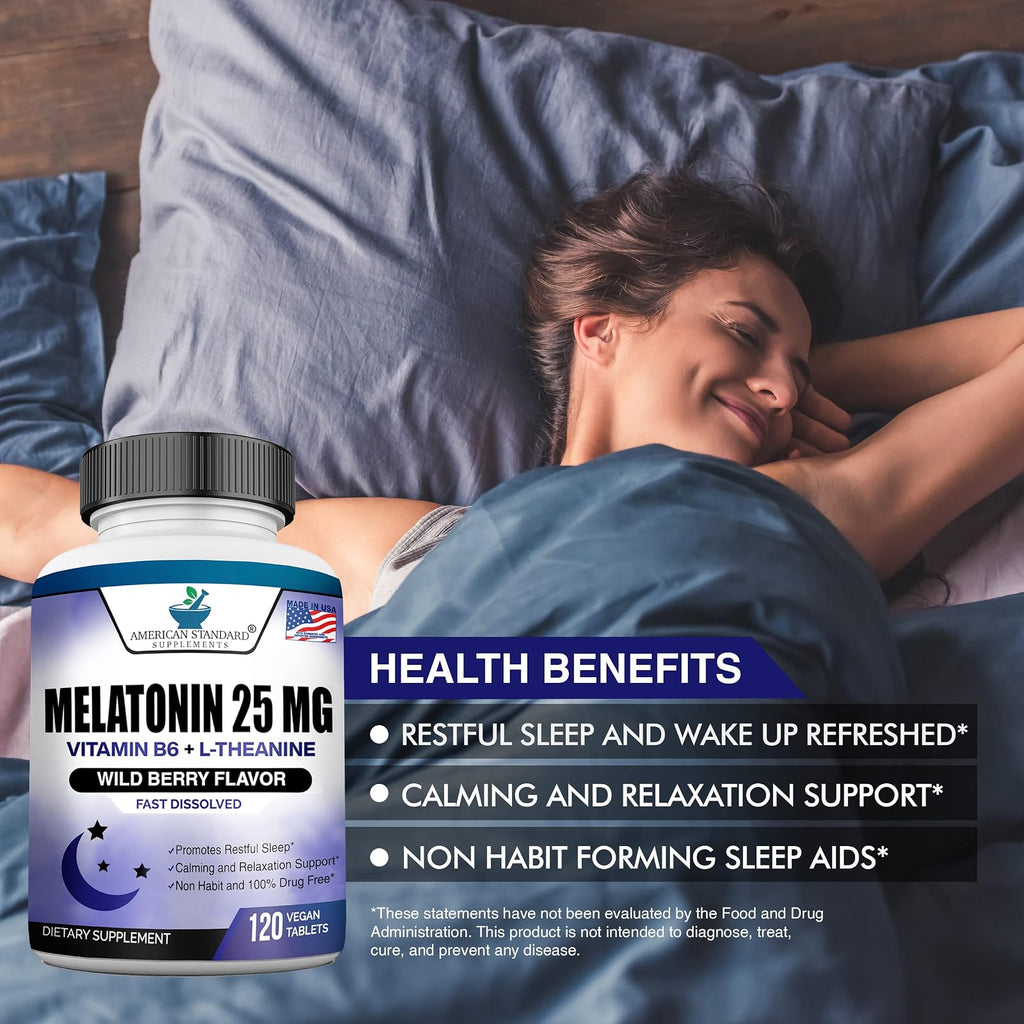 natural sleep aid melatonin 25 mg