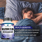 natural sleep aid melatonin 25 mg