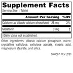 natural sleep aid melatonin 3 mg