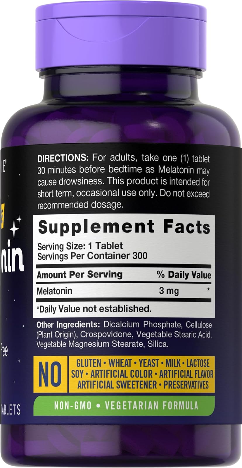 natural sleep aid melatonin 3 mg