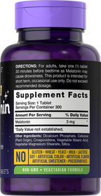 natural sleep aid melatonin 3 mg