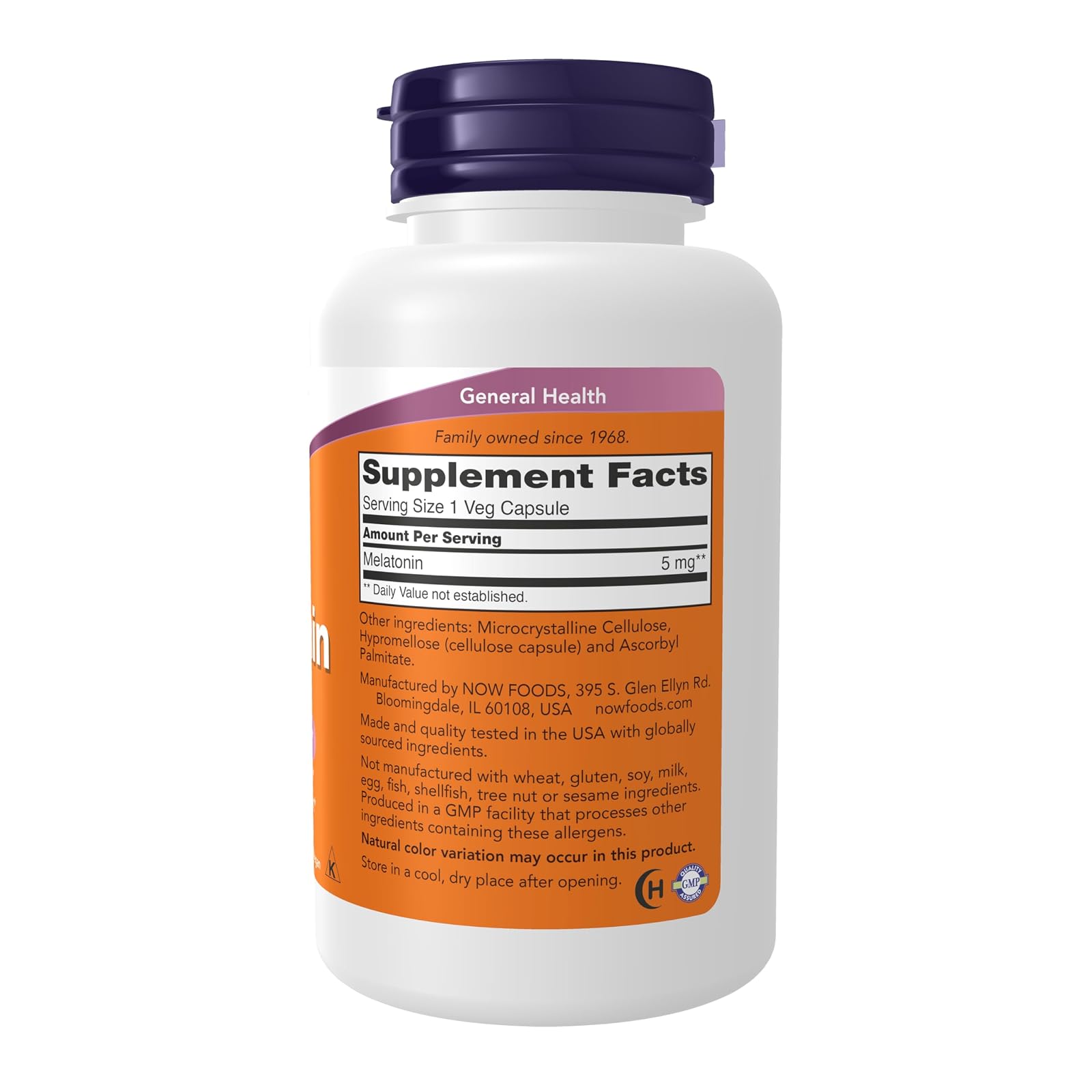 natural sleep aid melatonin 5 mg