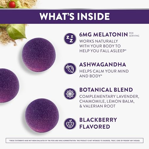 natural sleep aid melatonin 6 mg