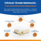 Natural sleep aid melatonin 60 mg