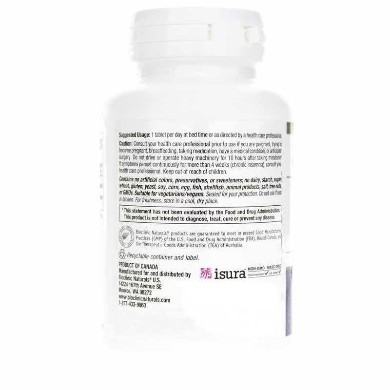 natural sleep aid melatonin 60 tablets