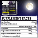 natural sleep aid melatonin 60mg