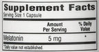 natural sleep aid melatonin capsules