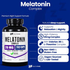 natural sleep aid melatonin capsules