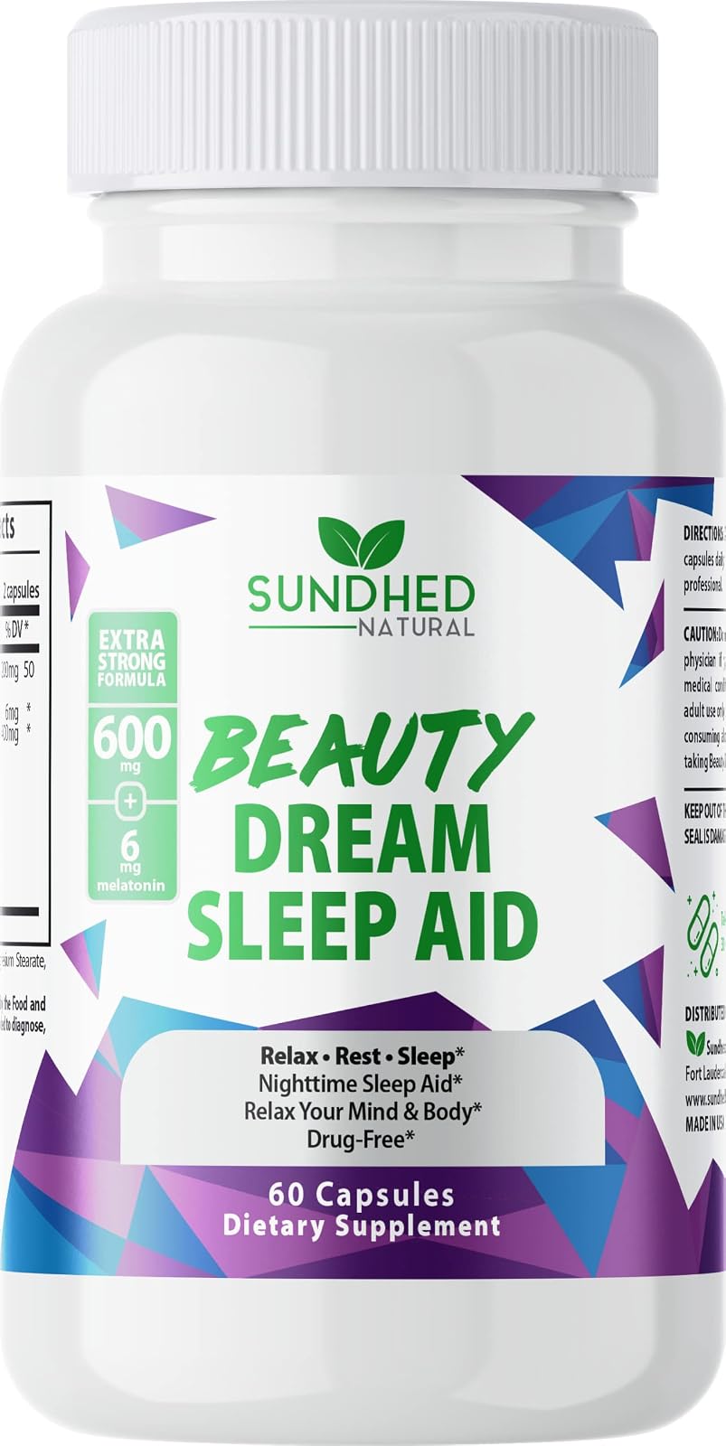 natural sleep aid melatonin capsules