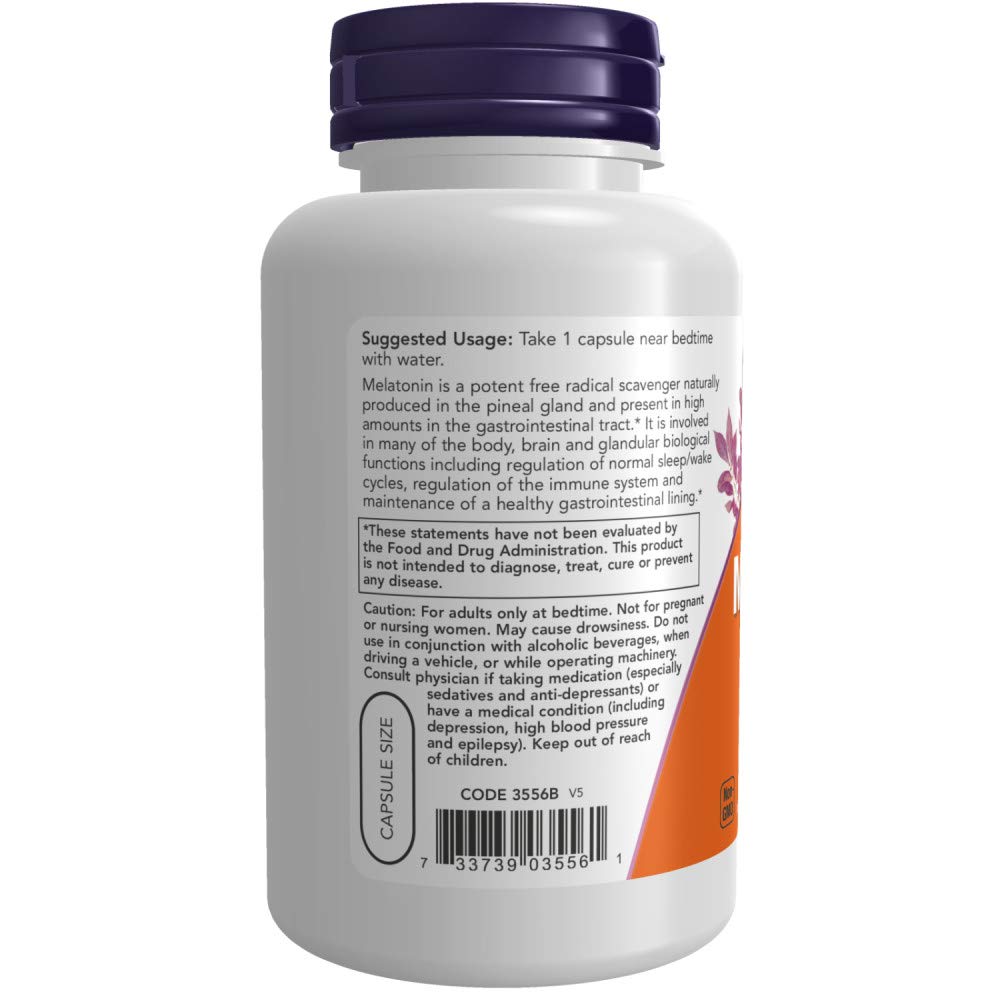 natural sleep aid melatonin capsules