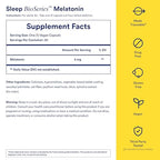 natural sleep aid melatonin capsules