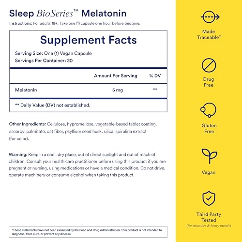 natural sleep aid melatonin capsules