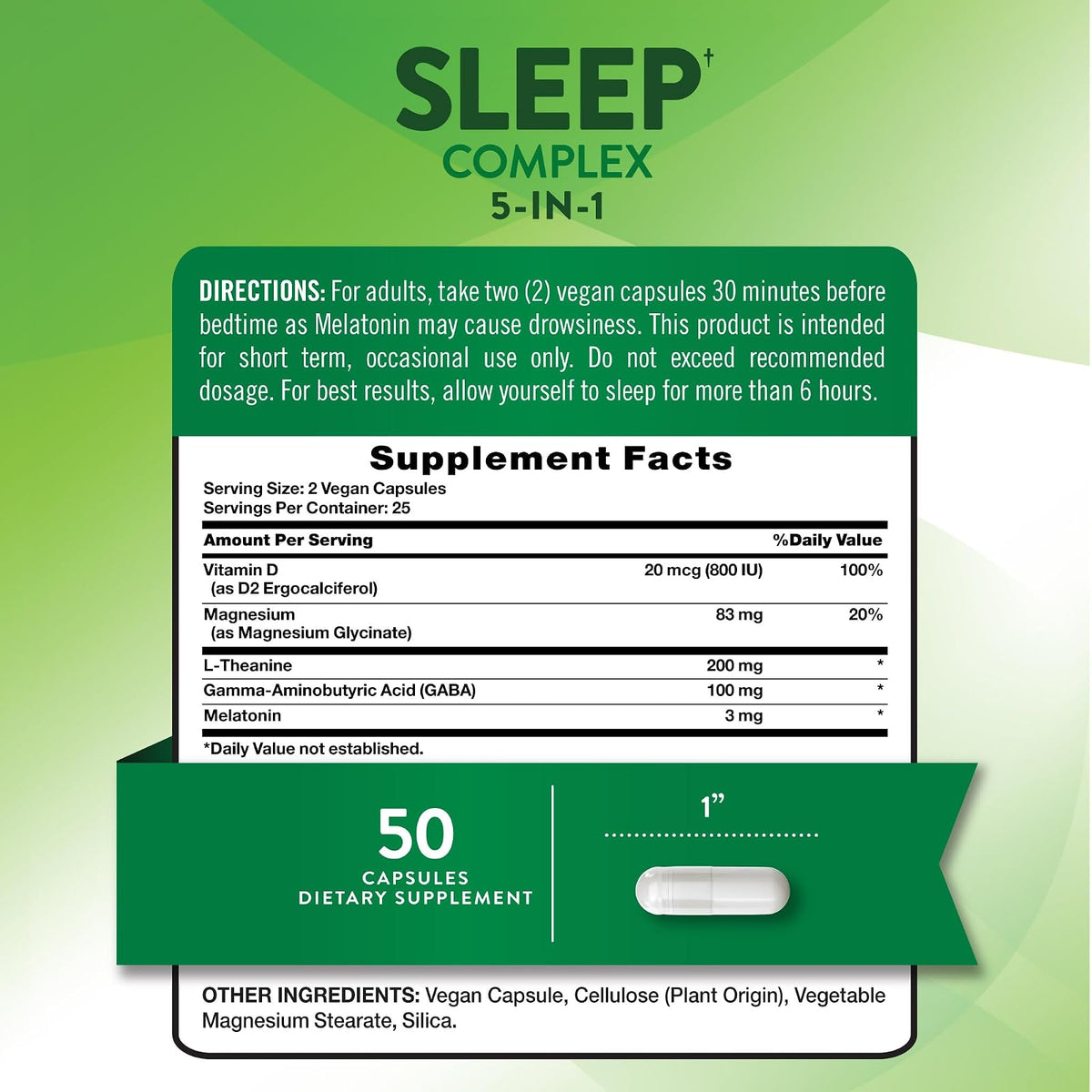 natural sleep aid melatonin complex