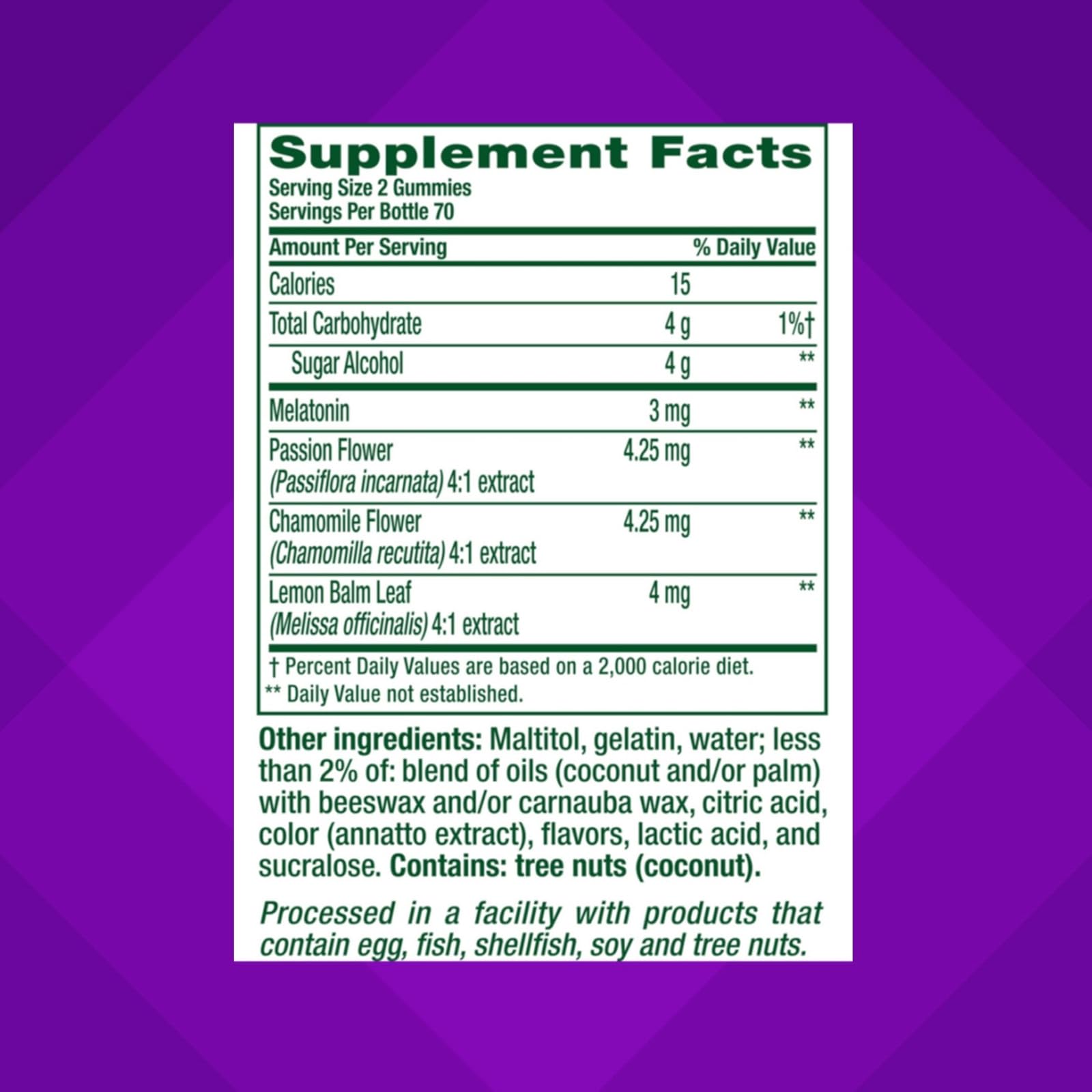 natural sleep aid melatonin gummies