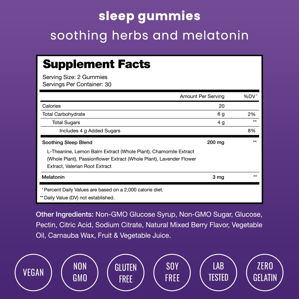 natural sleep aid melatonin gummies