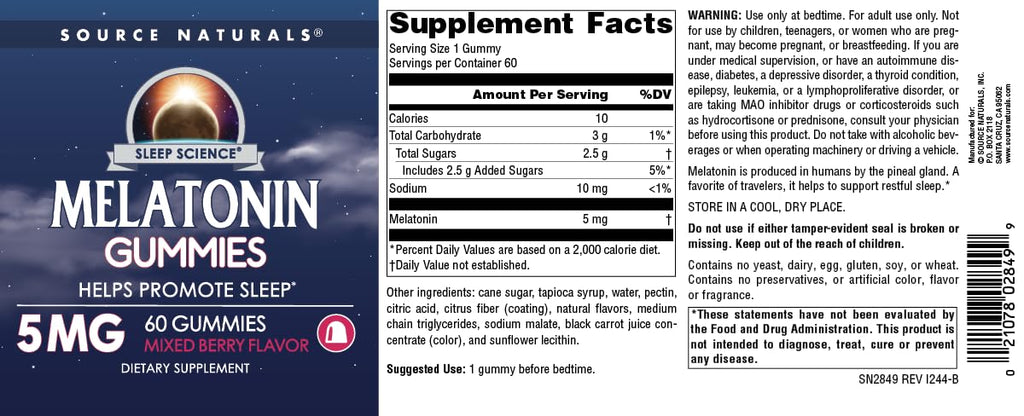 natural sleep aid melatonin gummies