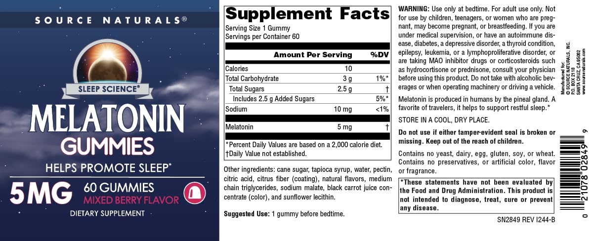 natural sleep aid melatonin gummies