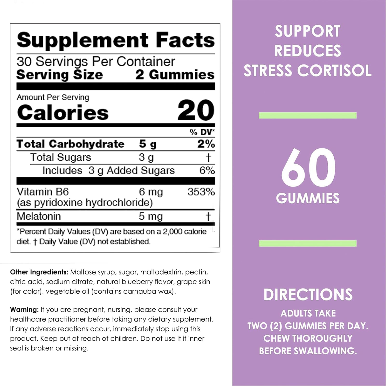 Natural sleep aid melatonin gummies