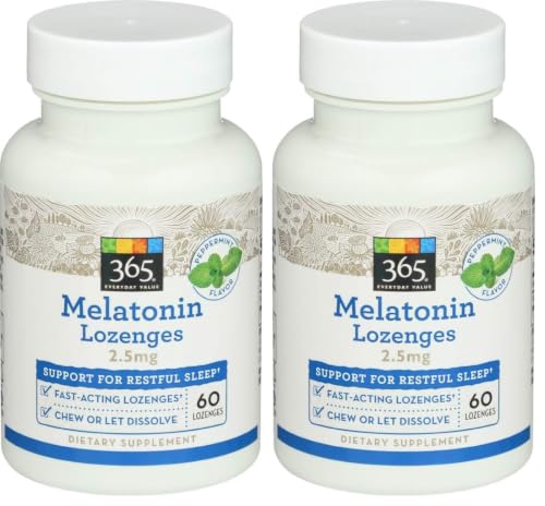 natural sleep aid melatonin lozenges