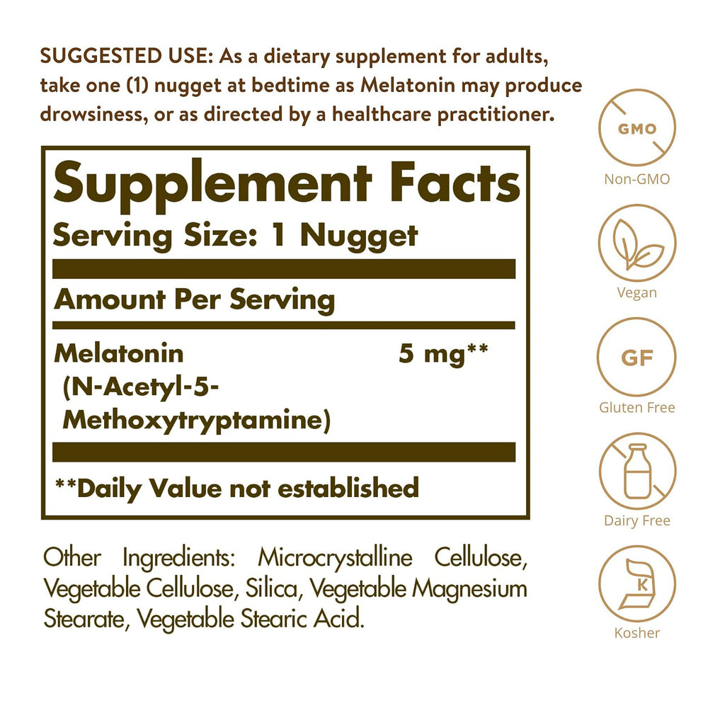 natural sleep aid melatonin nuggets