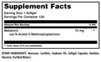 natural sleep aid melatonin softgels