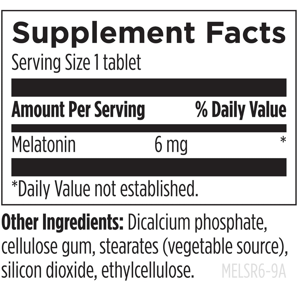 natural sleep aid melatonin SRT