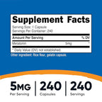 natural sleep aid melatonin supplement