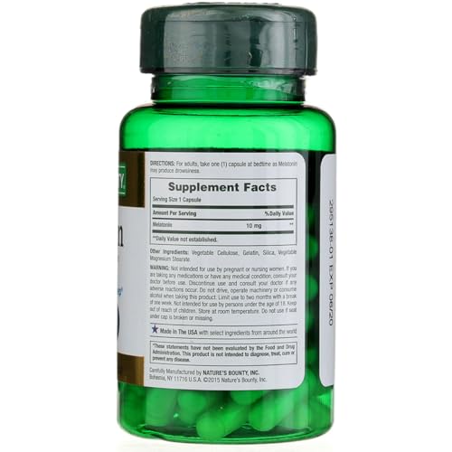 natural sleep aid melatonin supplement