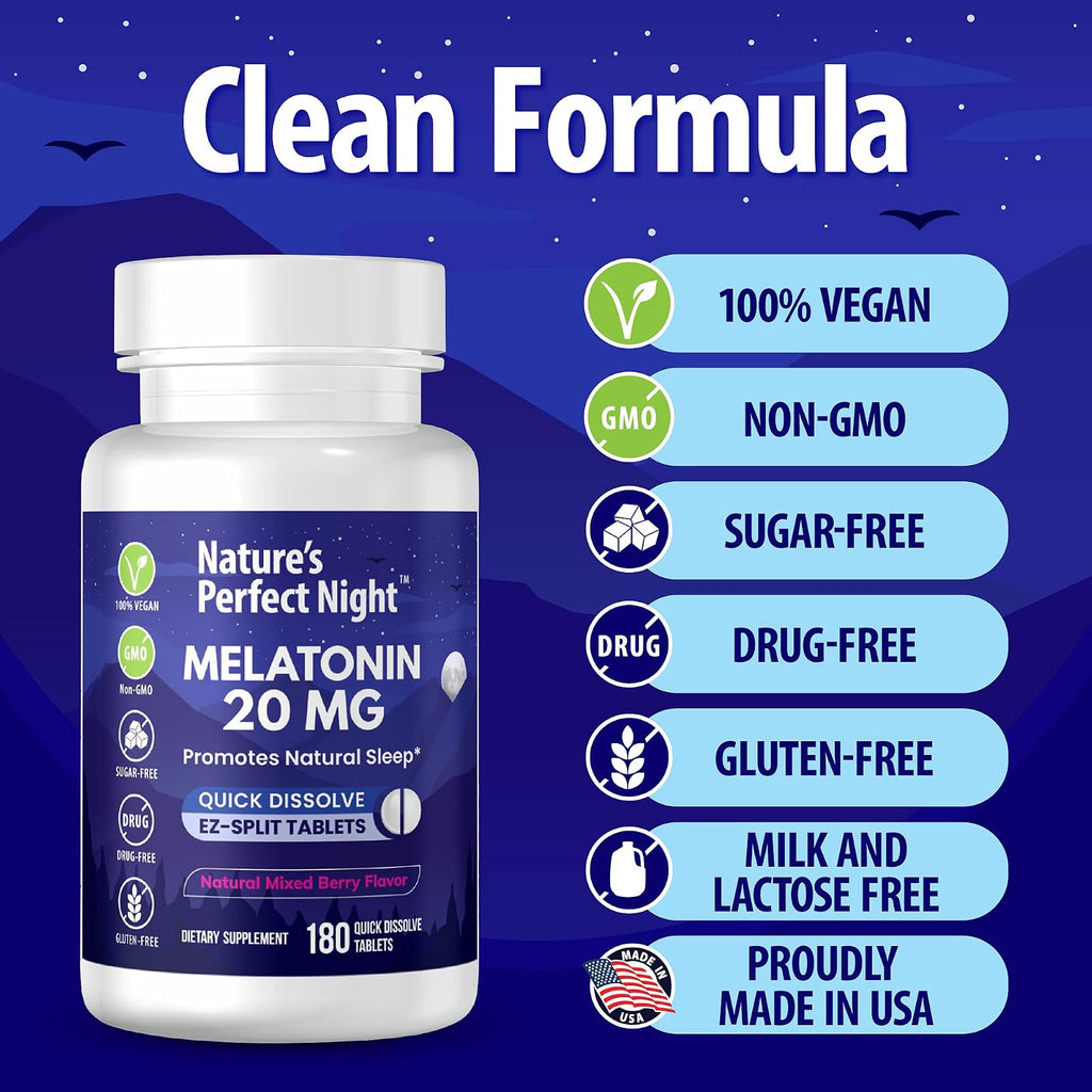 natural sleep aid melatonin tablets