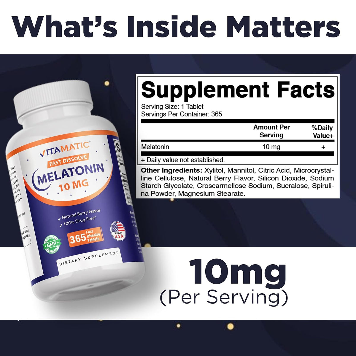 natural sleep aid melatonin tablets