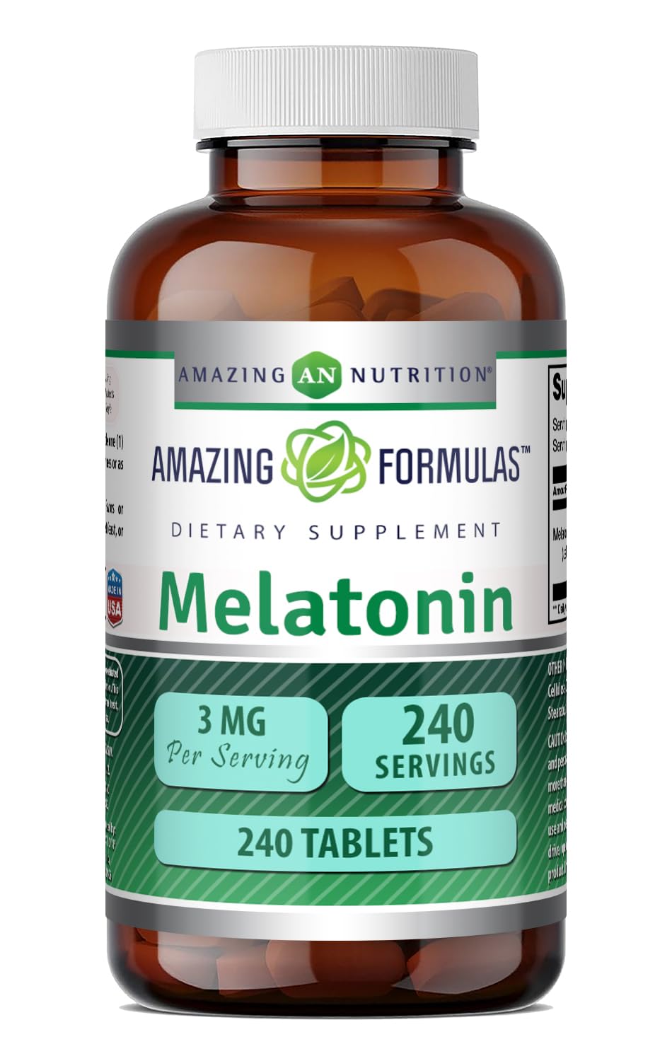 natural sleep aid melatonin tablets
