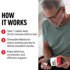 natural sleep aid melatonin tablets