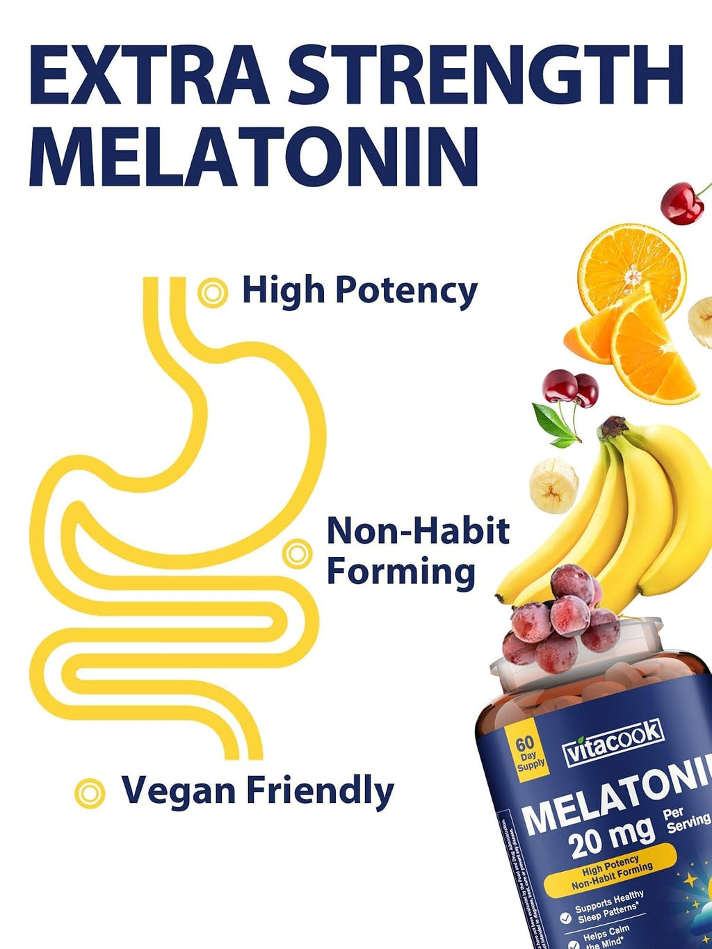 natural sleep aid melatonin tablets