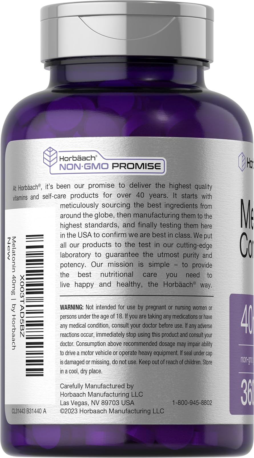 natural sleep aid melatonin tablets
