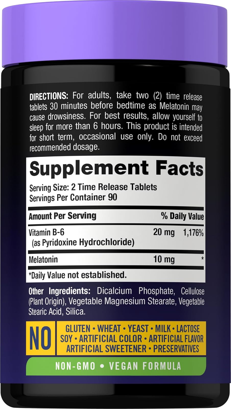 natural sleep aid melatonin tablets