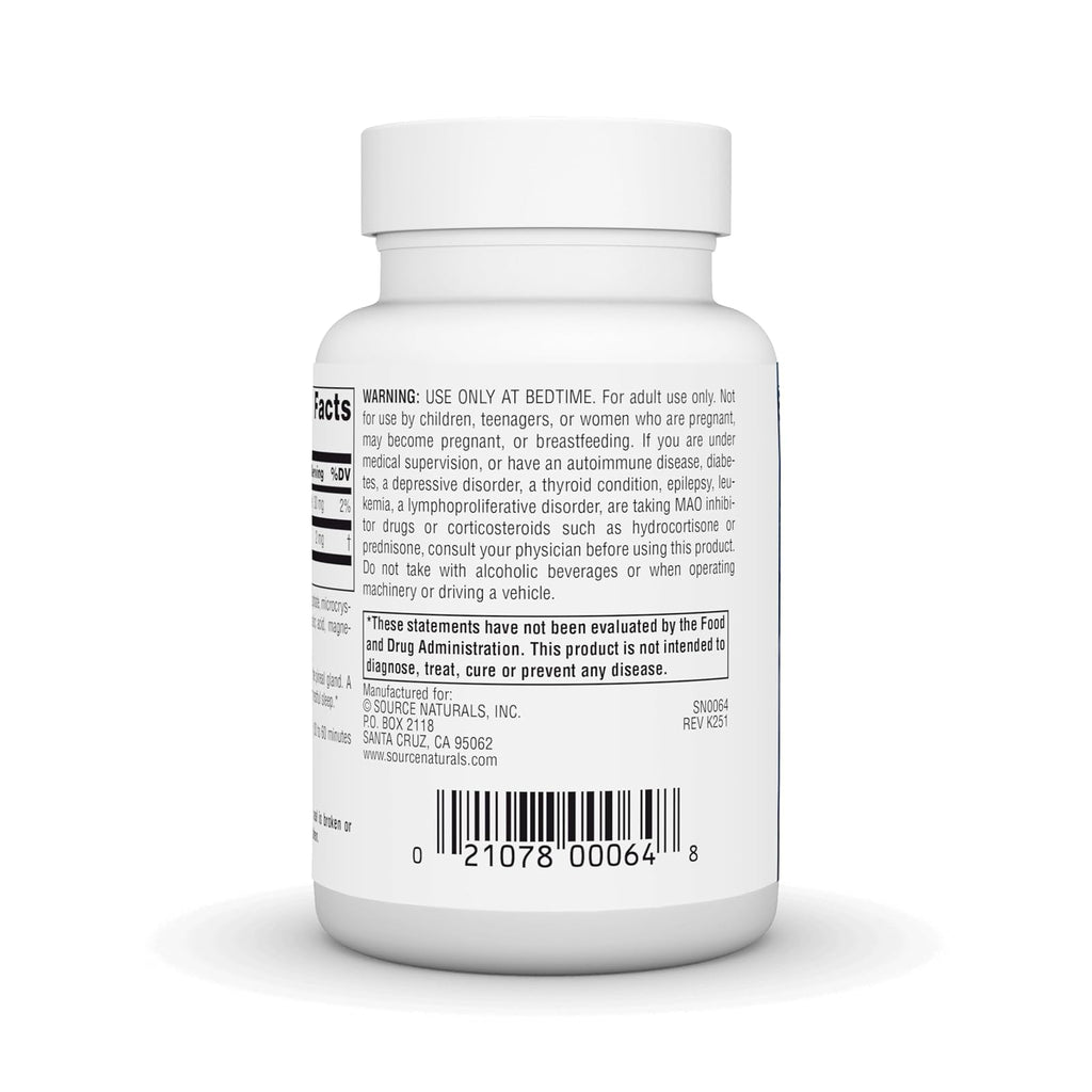 natural sleep aid melatonin tablets