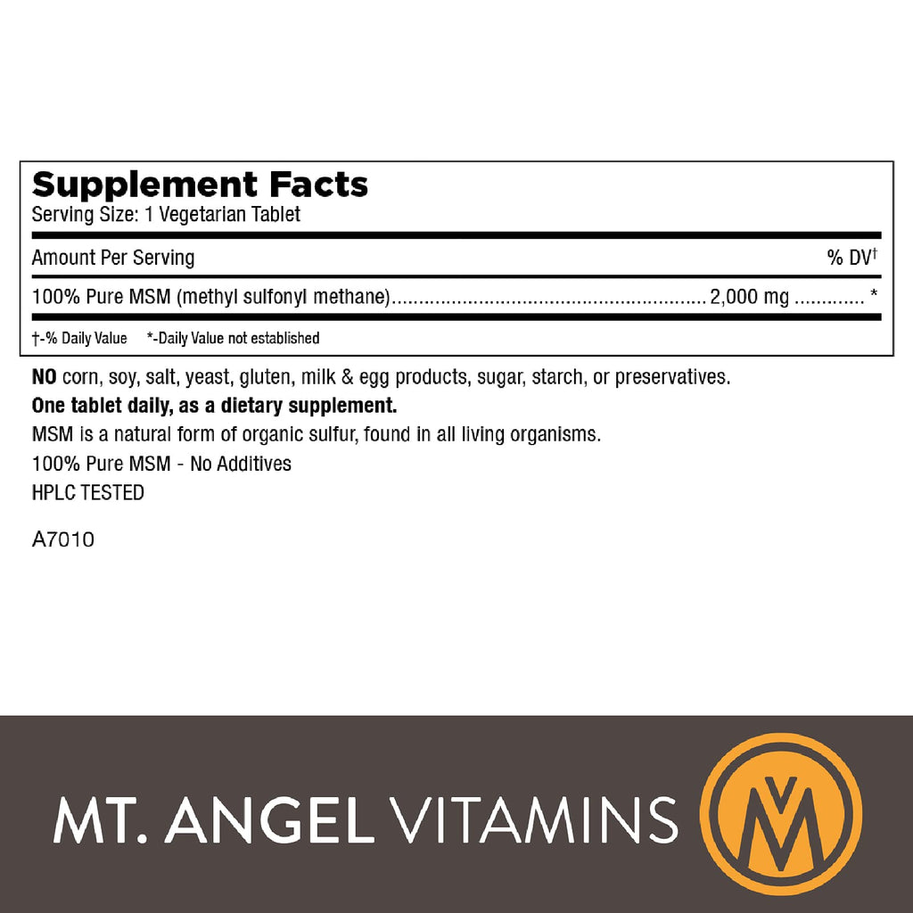 natural sleep aid msm tablets