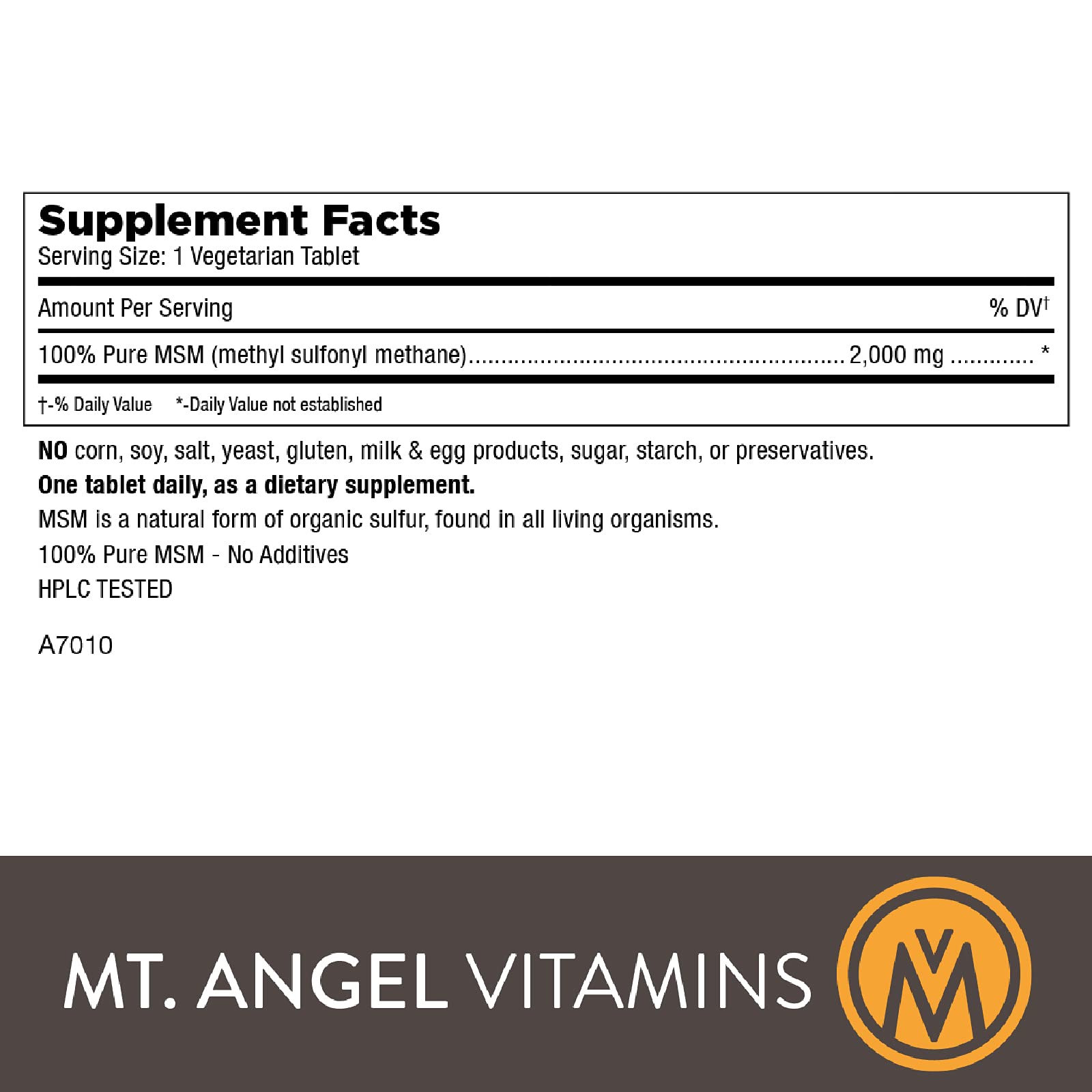 natural sleep aid msm tablets