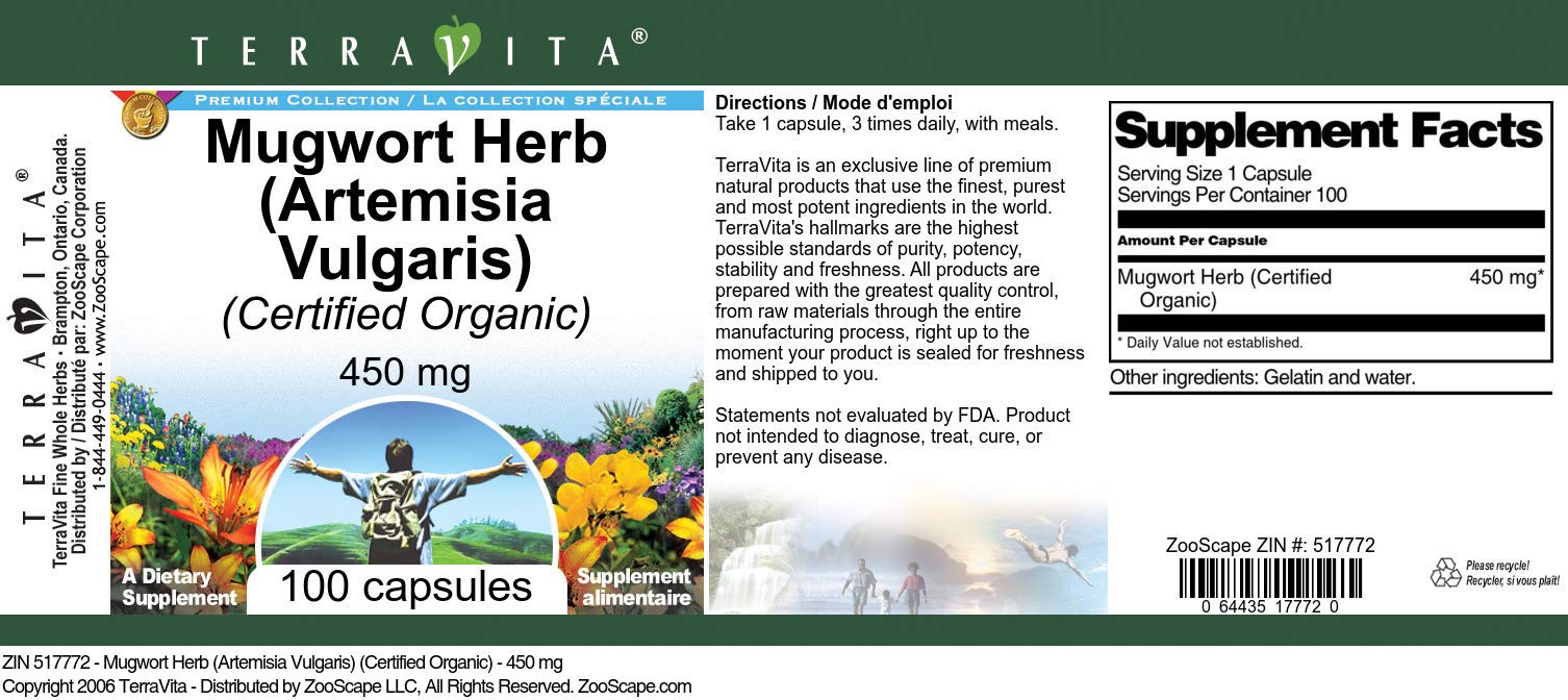 Natural sleep aid Mugwort herb