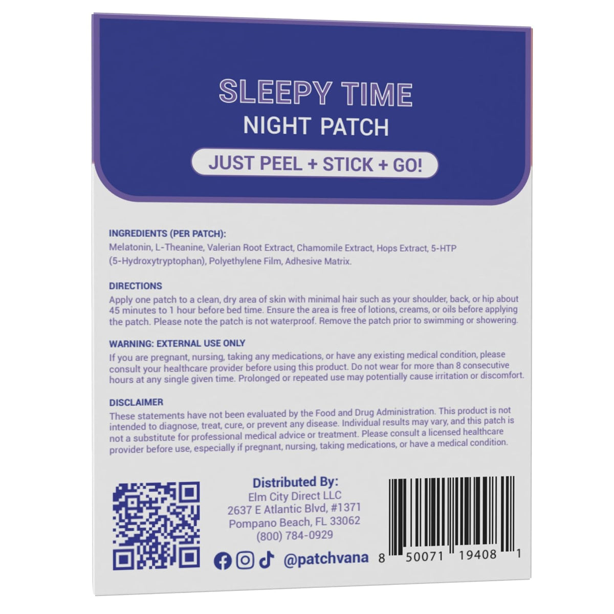 natural sleep aid multivitamin patches